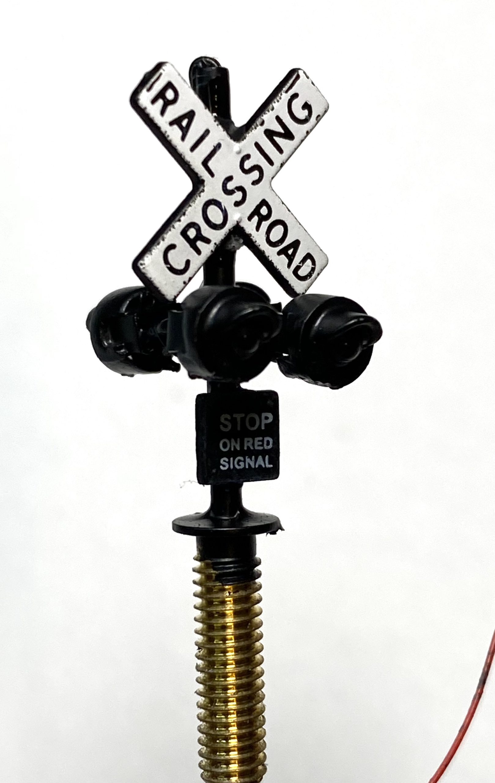 HO Scale Crossbuck Flasher - Signaling, Lighting & Animation