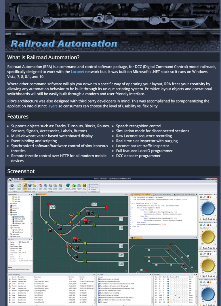 Railroad Automation - Signaling, Lighting & Animation