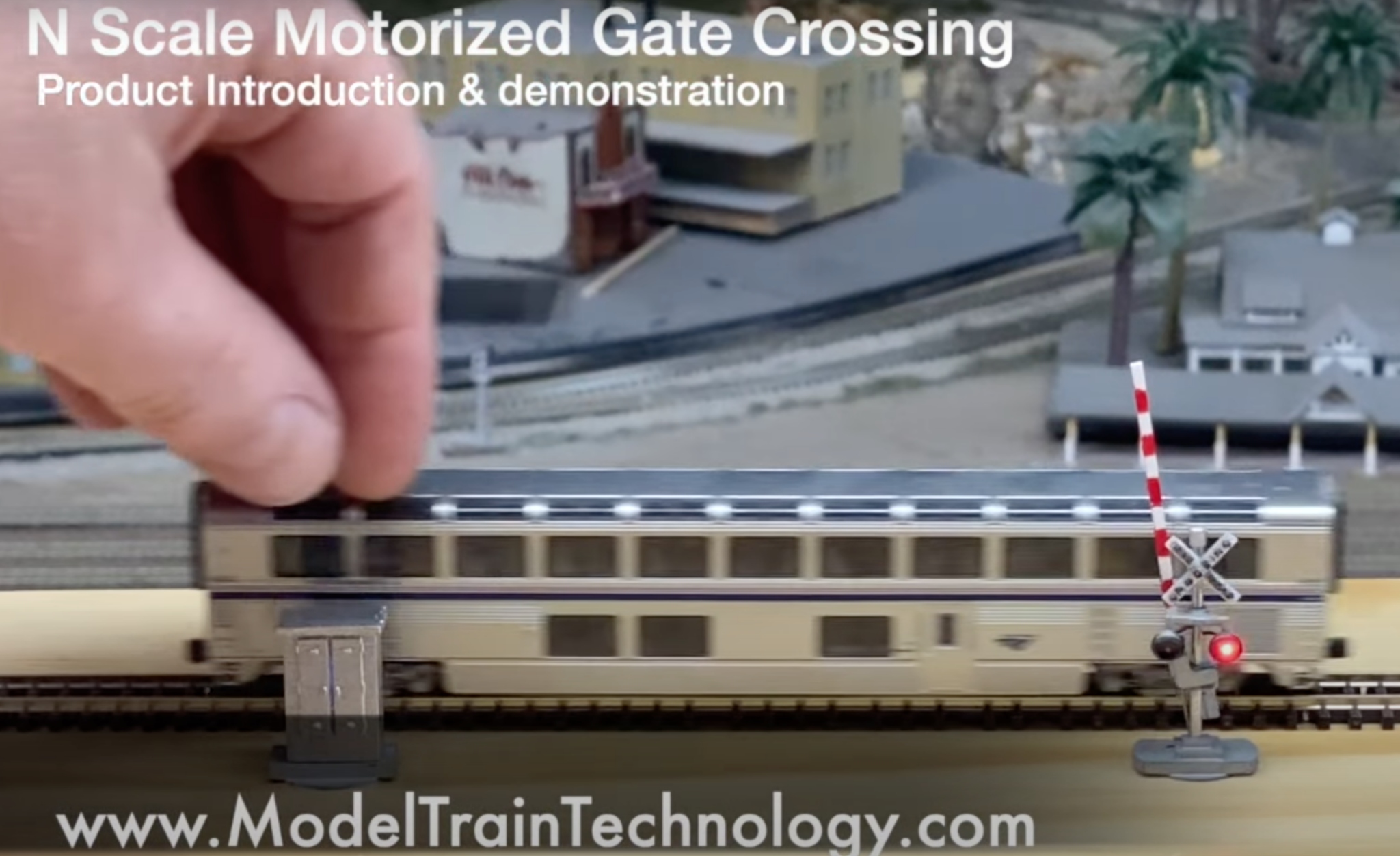 Motorized Crossing Gates - Signaling, Lighting & Animation